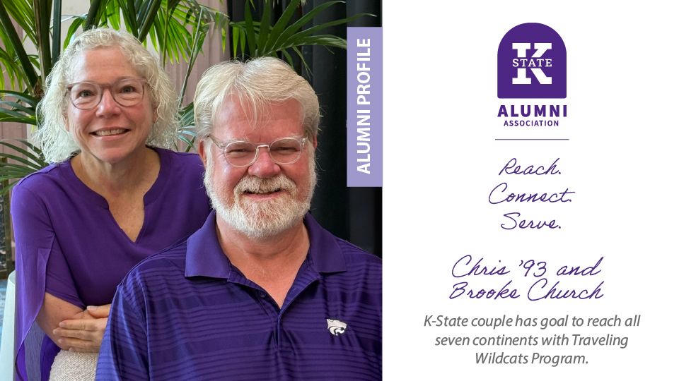 K-State couple has goal to reach all seven continents with Traveling ...